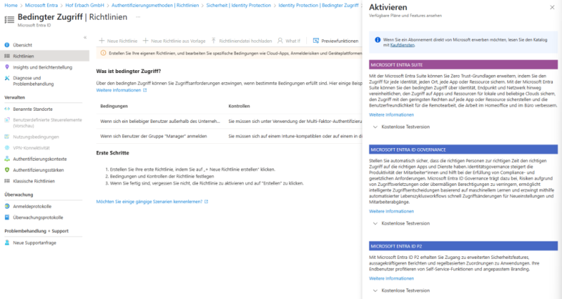 Understanding Microsoft Entra ID P1 and P2 licenses - FirstWare ...